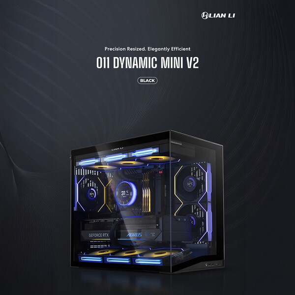 서린씨앤아이, 호환성 대폭 향상된 '리안리 O11D MINI V2' 출시